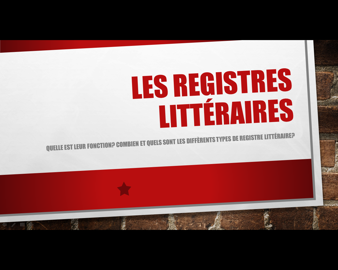 Présentation - Les registres littéraires - i-voix