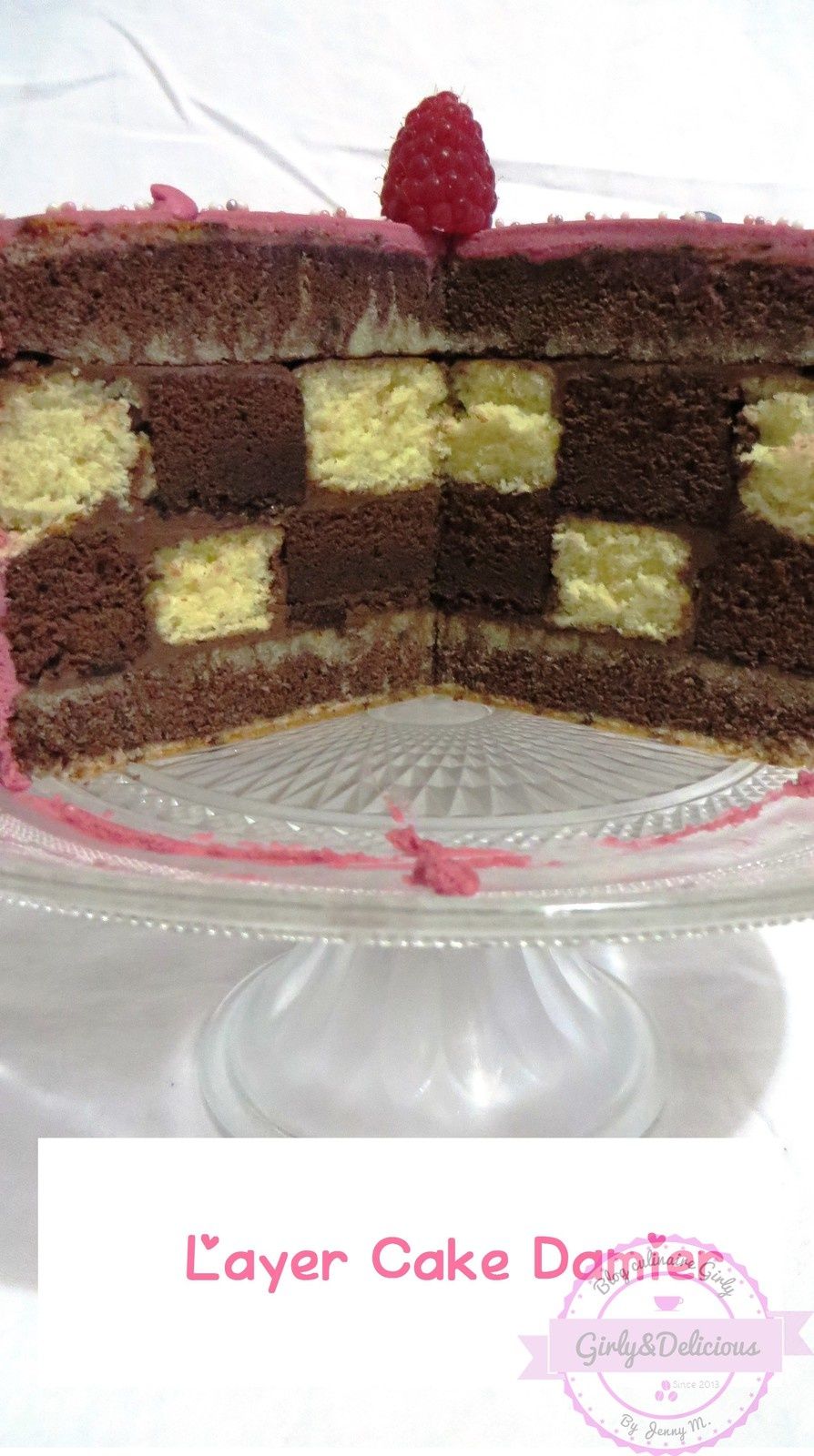 Layer cake Damier - Girly and Delicious