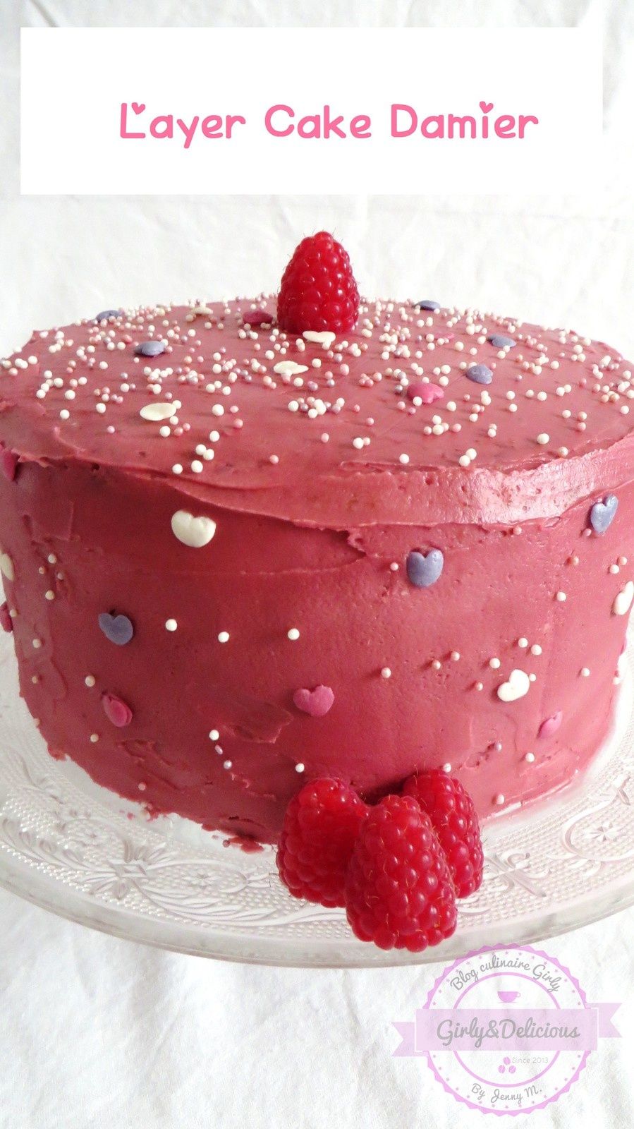 Layer cake Damier - Girly and Delicious