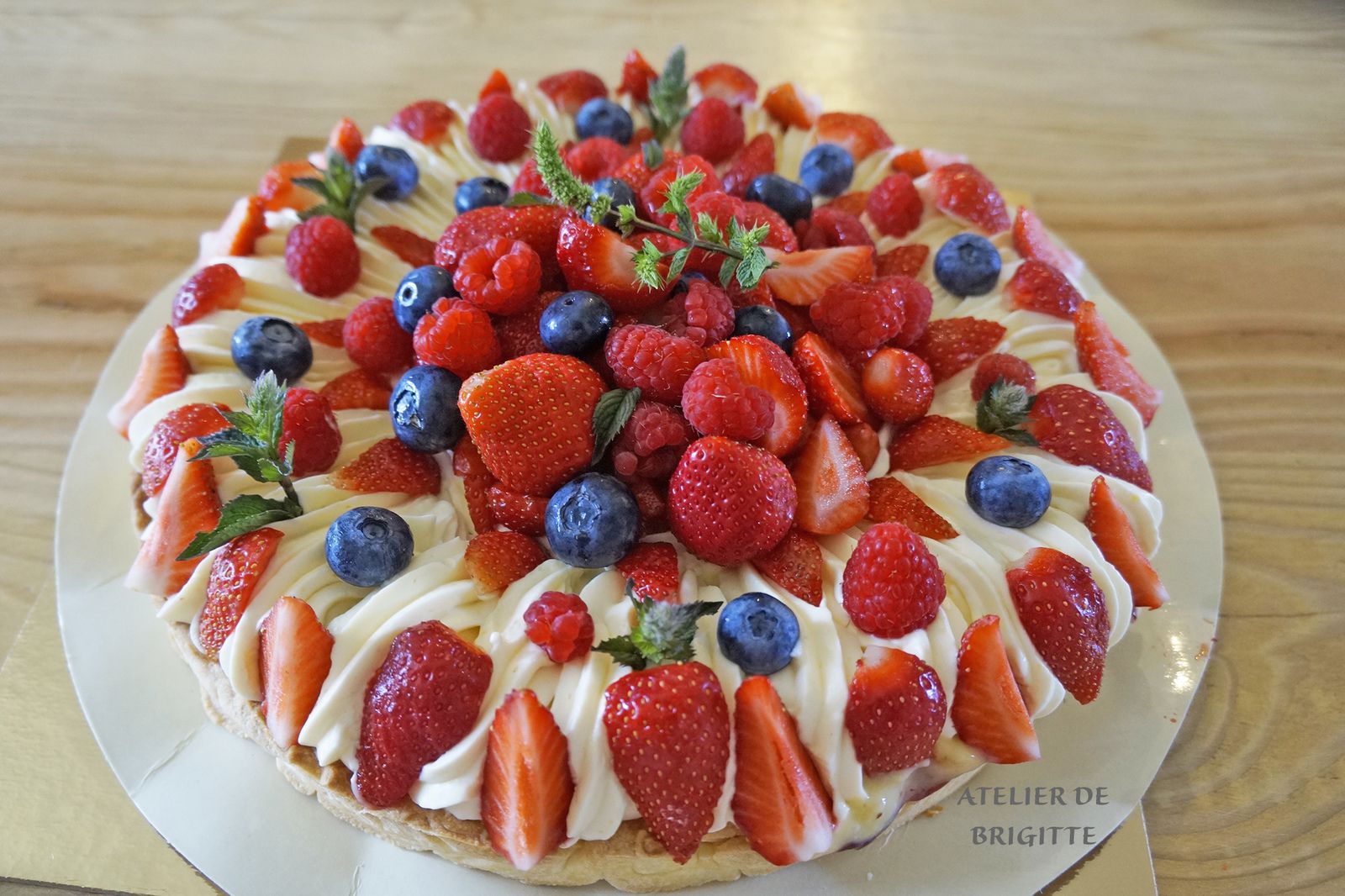 Tarte, citron et fruits rouge - Atelier de Brigitte, cuisine, recettes ...