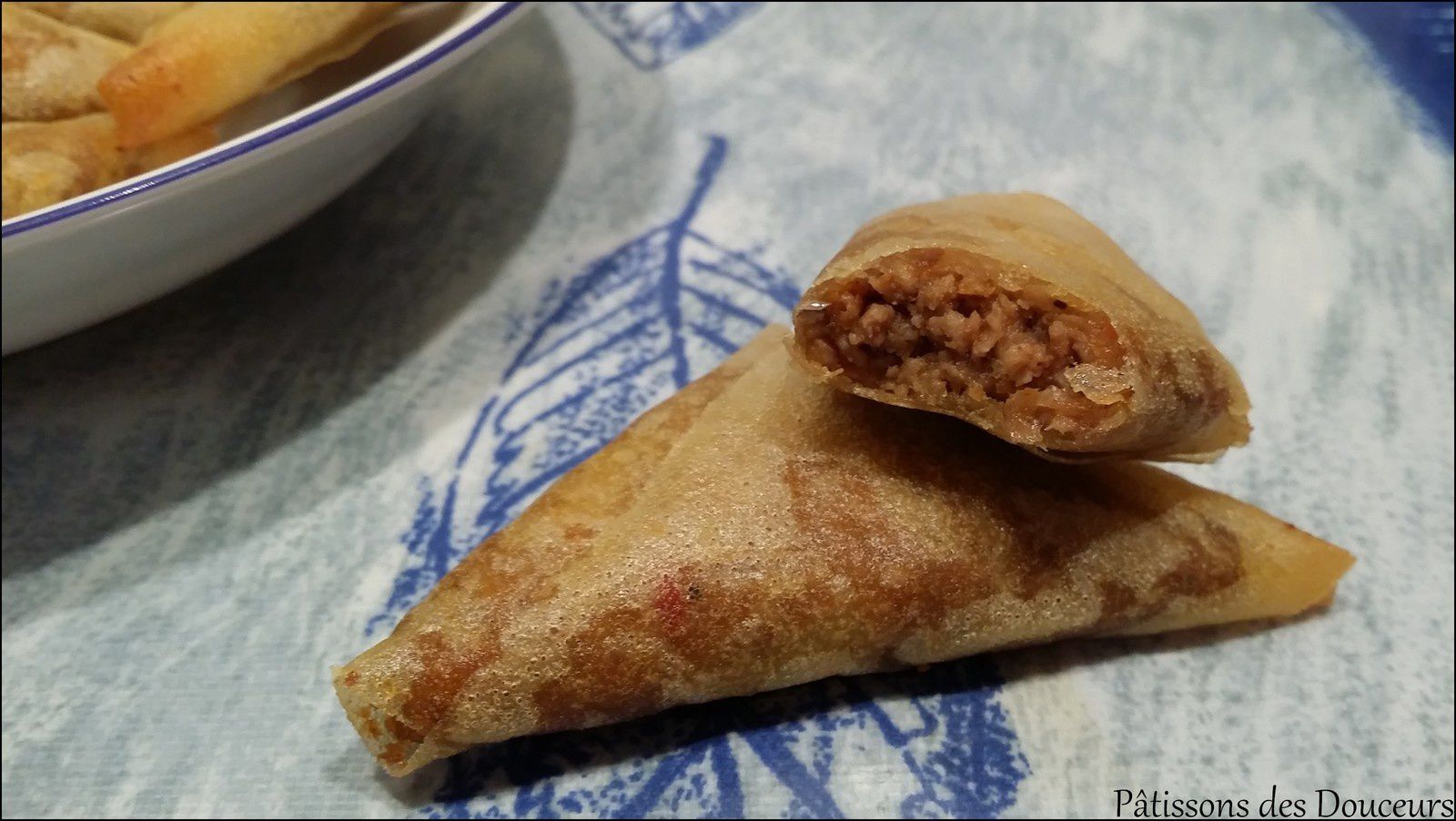 Des Samoussas épicés au Boeuf - Pâtissons des Douceurs
