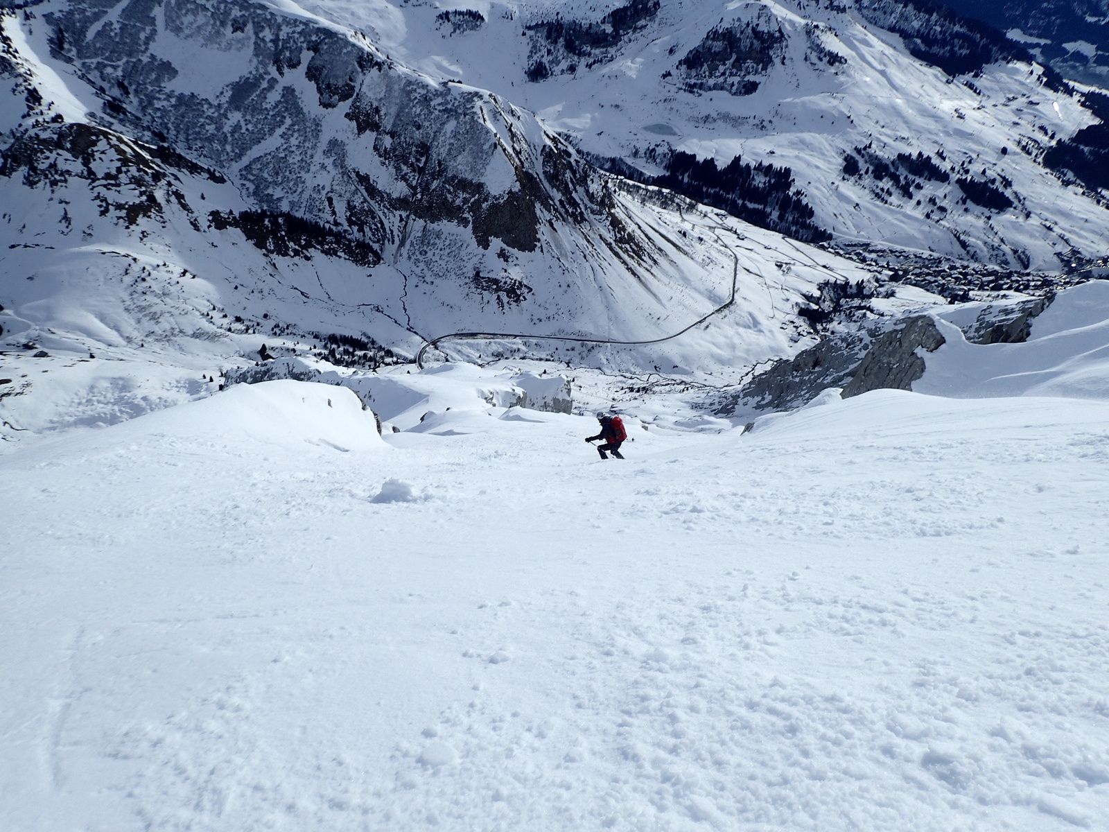 Pointe Blanche: Face sud 2/2 - Plaisir des cimes