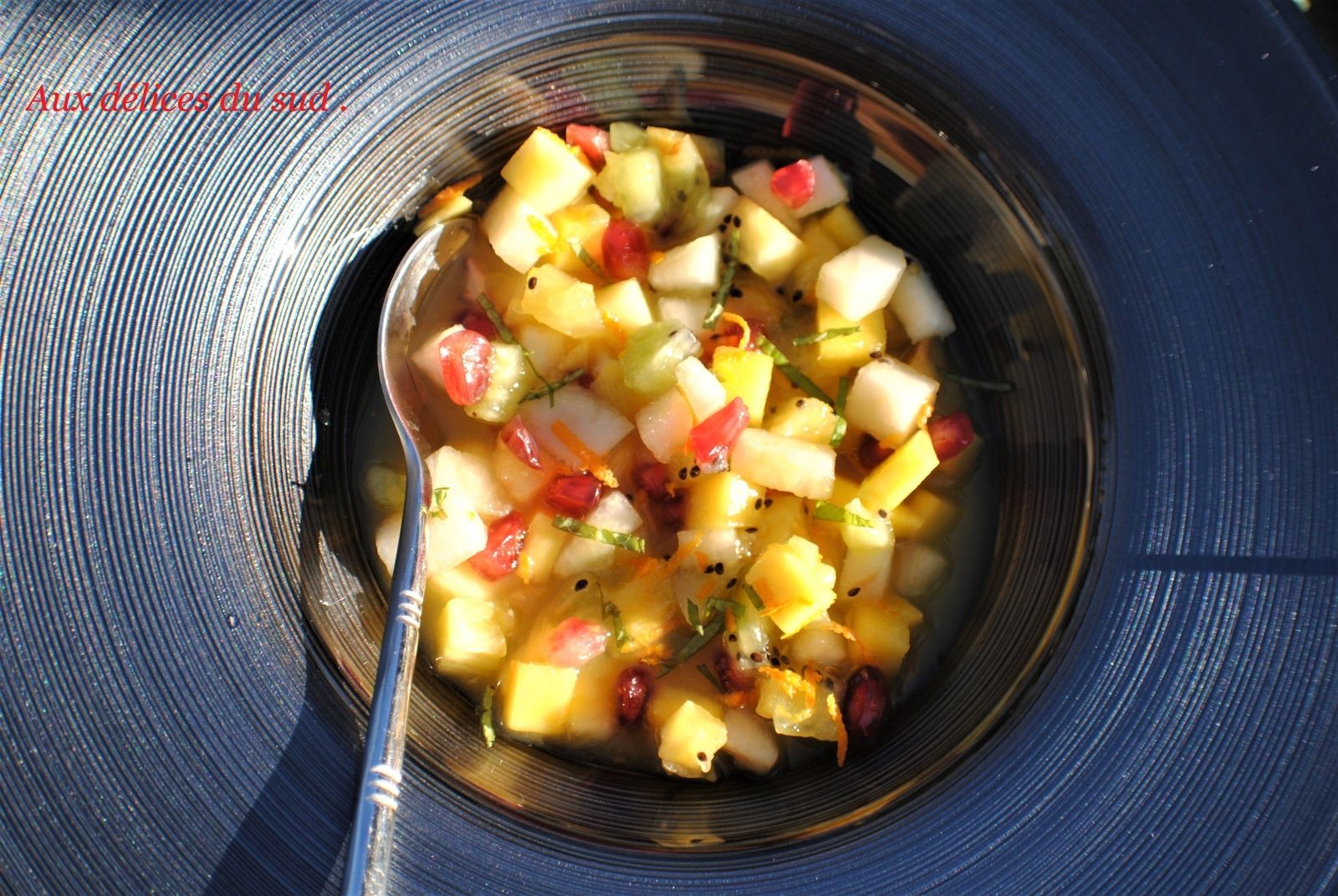 Minestrone de fruits de saison . - Aux délices du sud