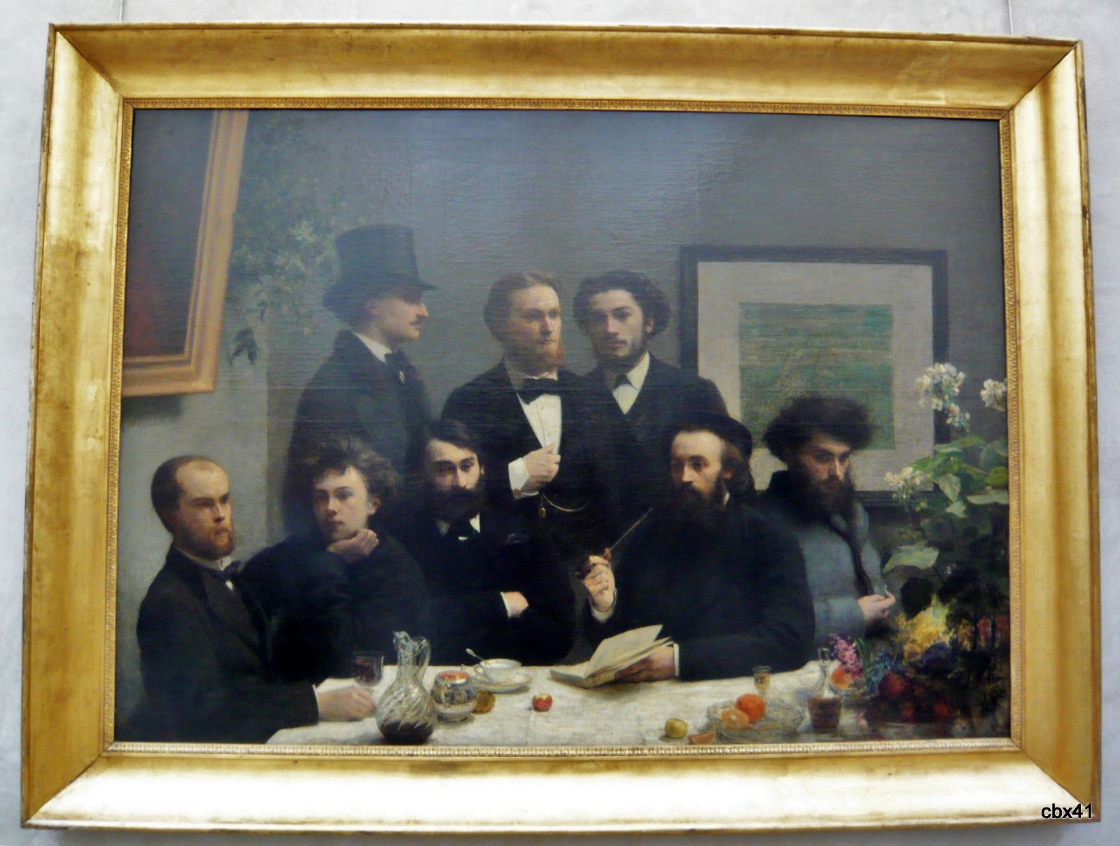 Coin de table, huile sur toile d'Henri Fantin-Latour - Le blog de acbx41