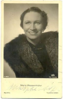 Koppenhöfer Maria - Memoires de guerre