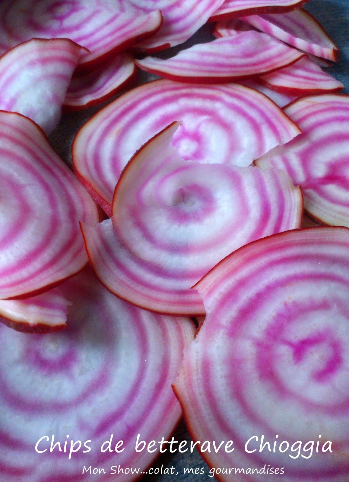 Chips de betterave Chioggia - Mon Show...colat, mes gourmandises