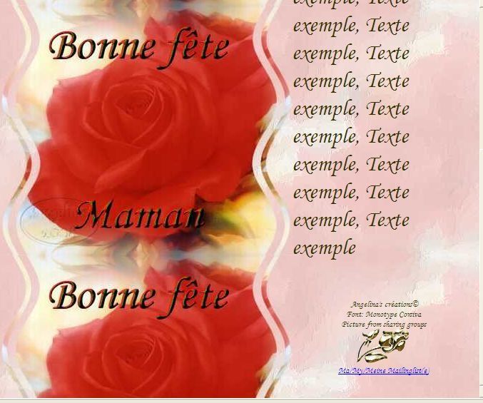 Bonne fête Maman Incredimail & Papier A4 h l & outlook & enveloppe & 2 ...