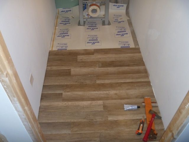 Sol Wc de l'étage - La cabanne à xavier