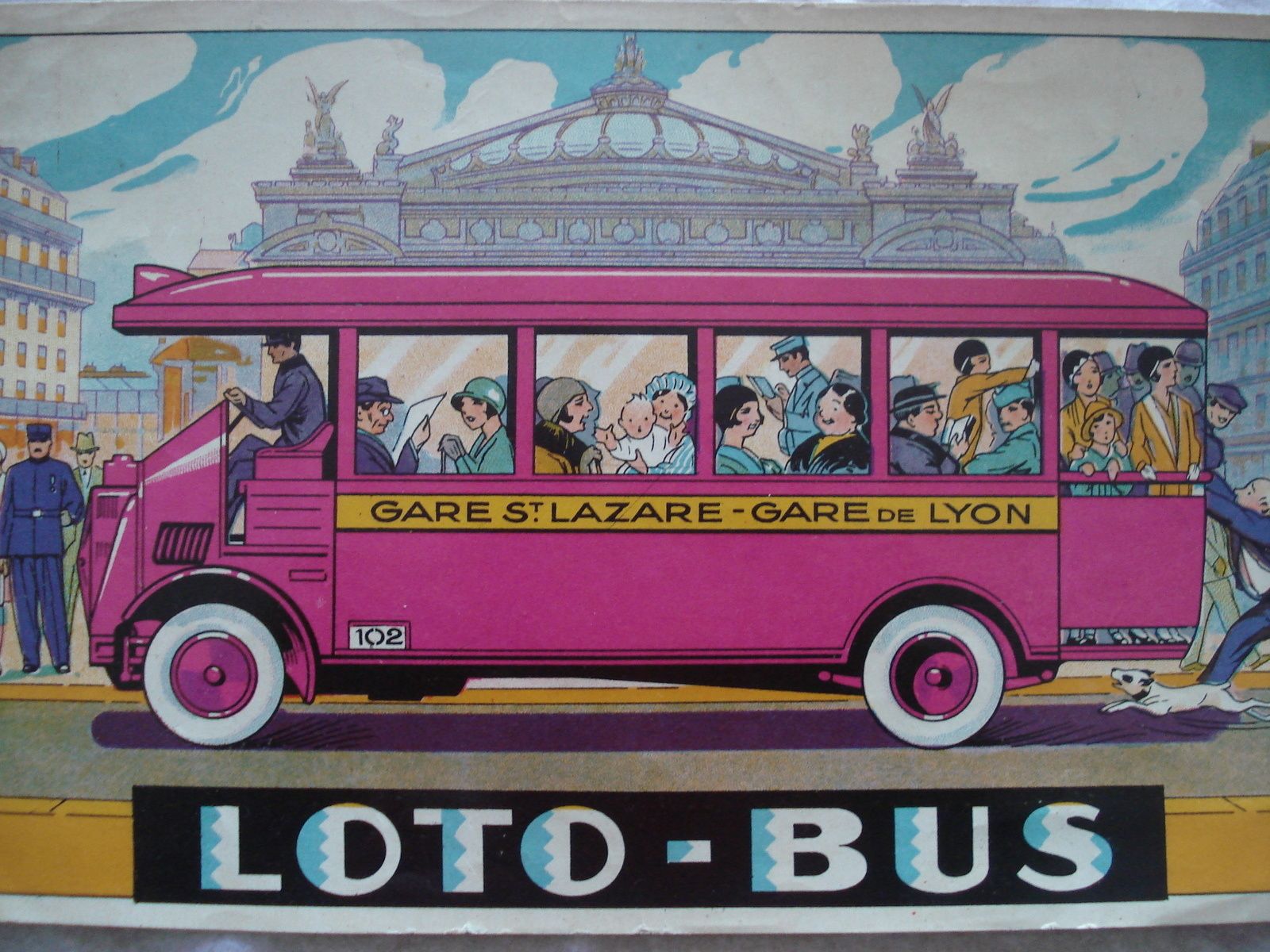 LOTOS BUS - TRAINS - COLLECTION DE JEUX ANCIENS