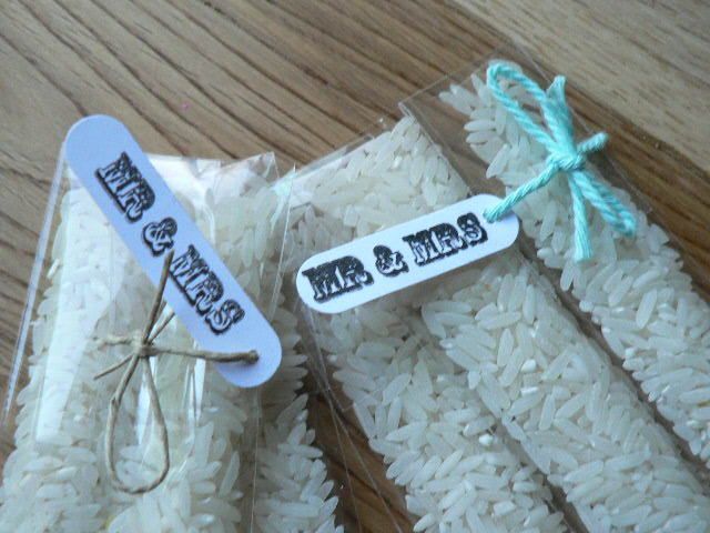 kit sachet de riz stampin'up pour mariage