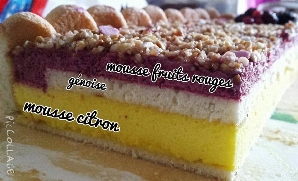 Bavarois citron fruits rouges - Moi, Cook'ineuse & les gourmandises