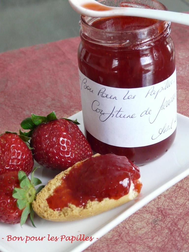 Confiture de Fraises - Bon Pour Les Papilles