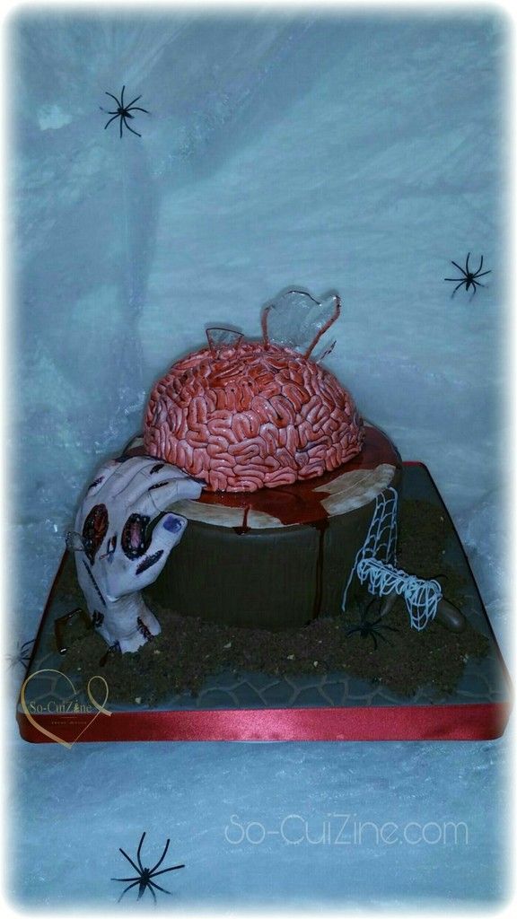 Are you scared - How make a Brain Cake (Tutorial) - So-CuiZine/Plume ...
