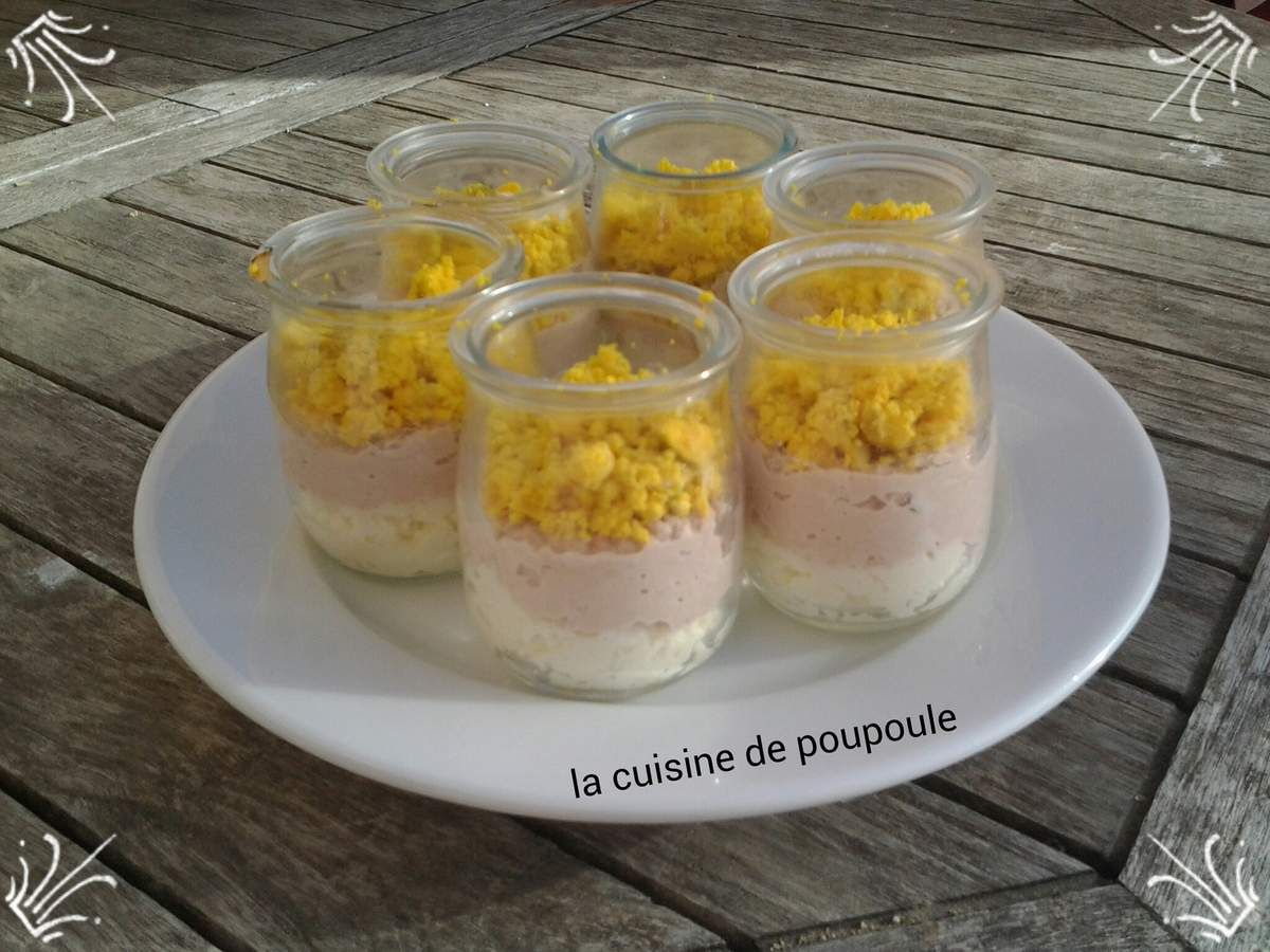 Verrines Dœufs Mimosa Au Thon La Cuisine De Poupoule