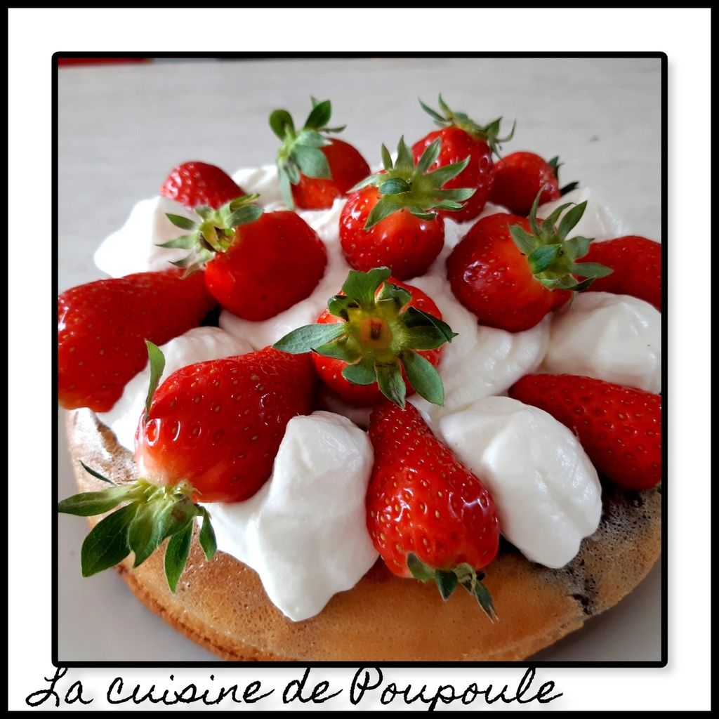 Marbré vanille fraises - La cuisine de poupoule