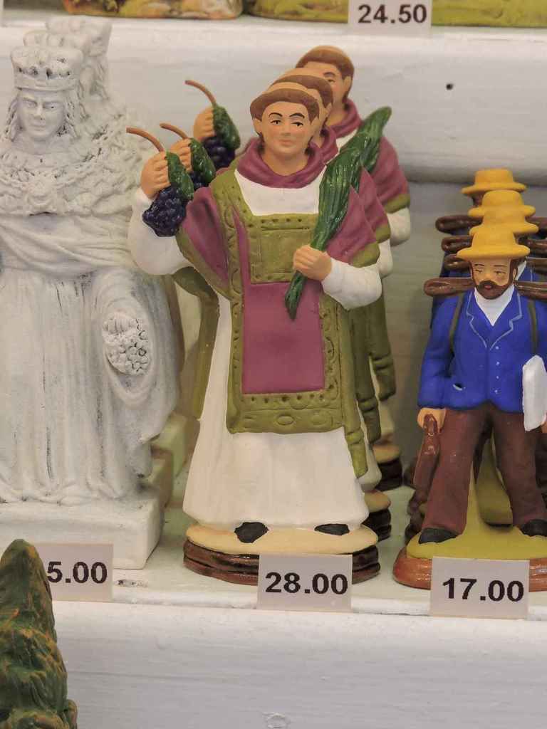 Aix en Provence, Foire aux Santons - l'estrangiè e li santoun