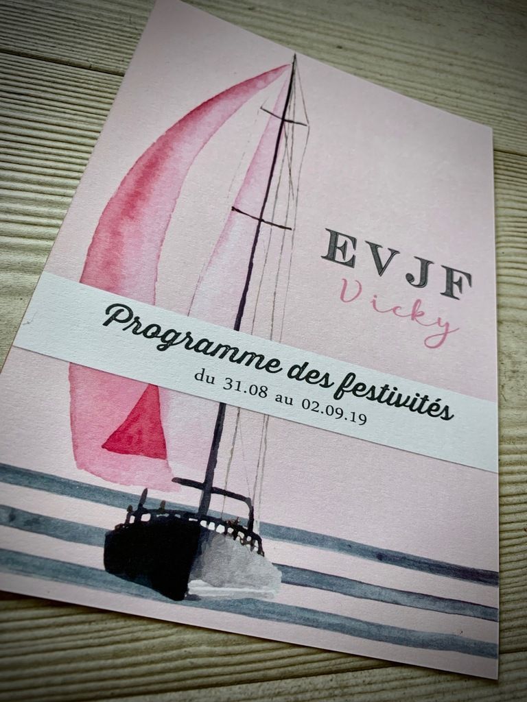 LE PROGRAMME EVJF DE VICKY (ENTERREMENT VIE DE JEUNE FILLE) ... THÈME ...