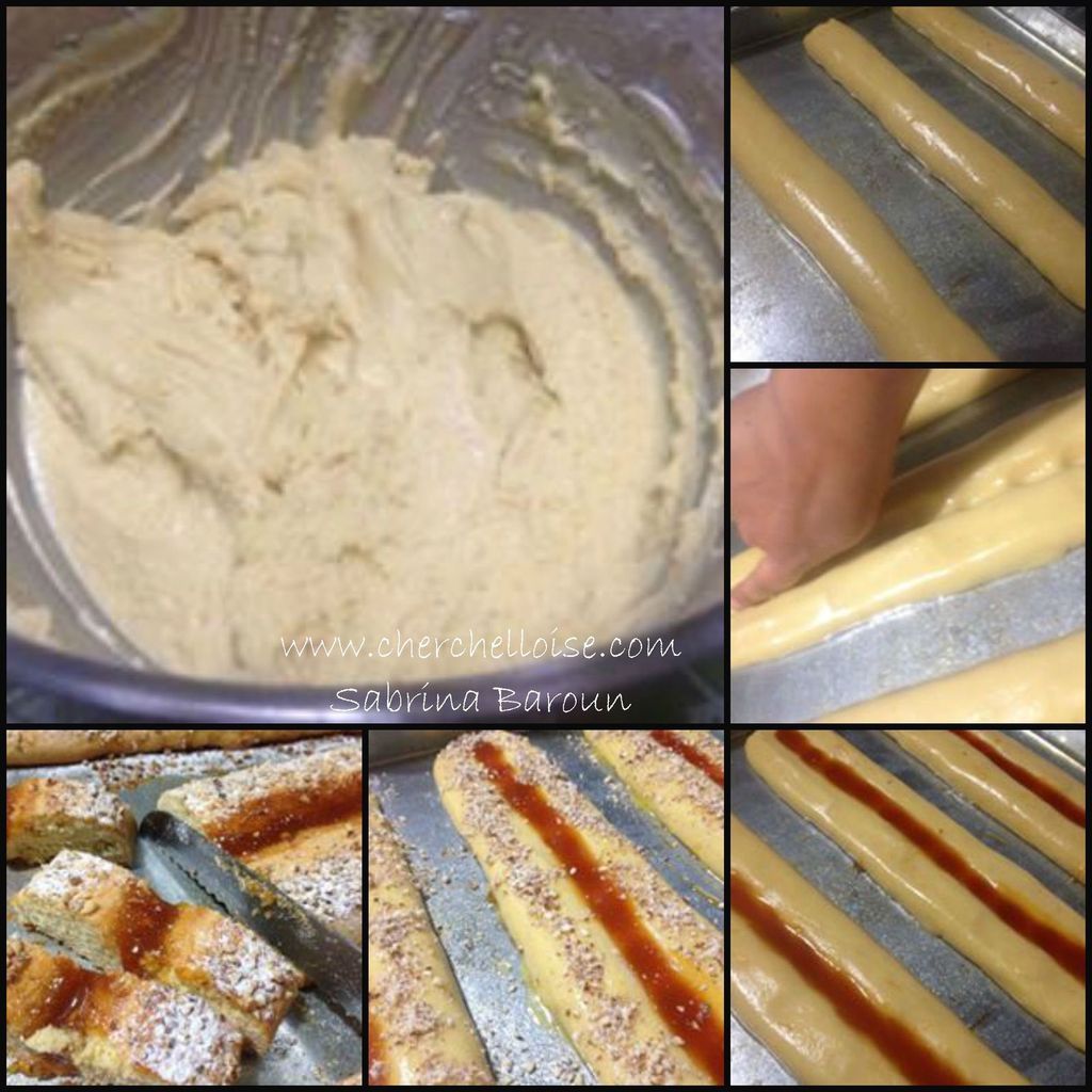 croquet à la confiture, gâteau sec algerien - recettes et gourmandises