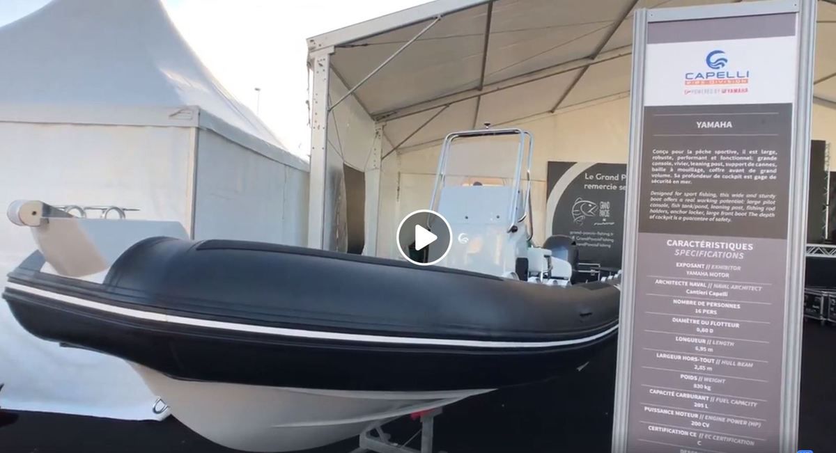 Capelli lance une gamme de semi-rigides dédiés Sport Fishing, avec le ...