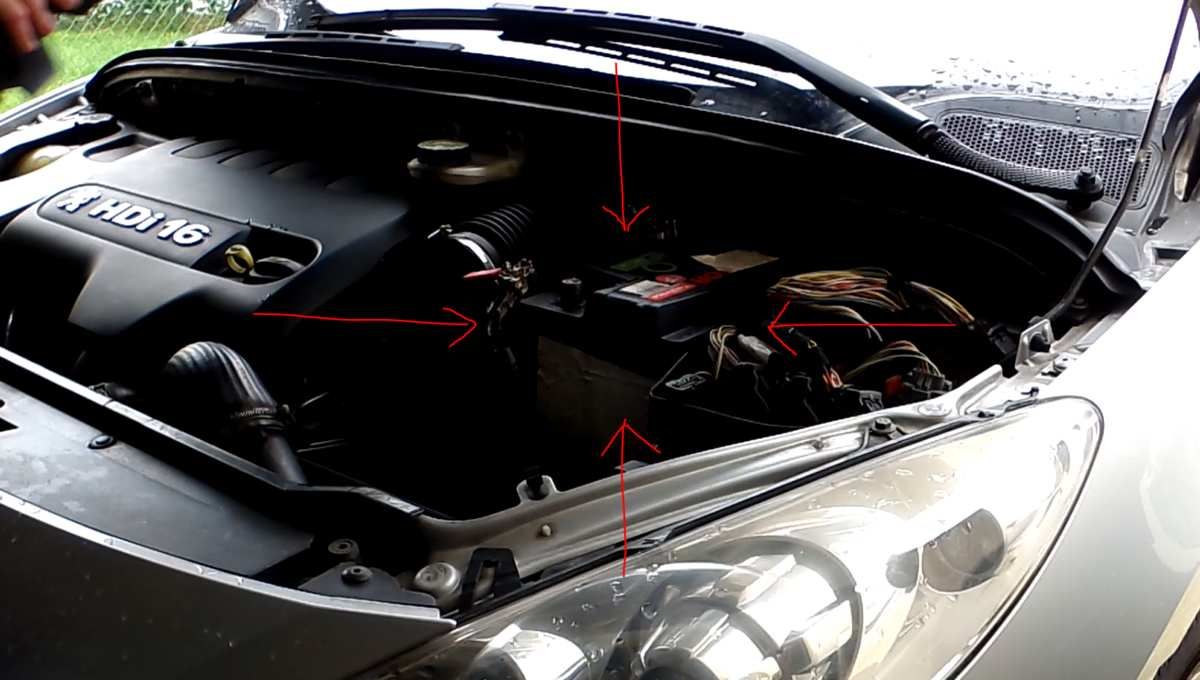 Changer sa BATTERIE Peugeot 307 2l hdi 136cv - BLOG RAPAS4U - Un blog ...