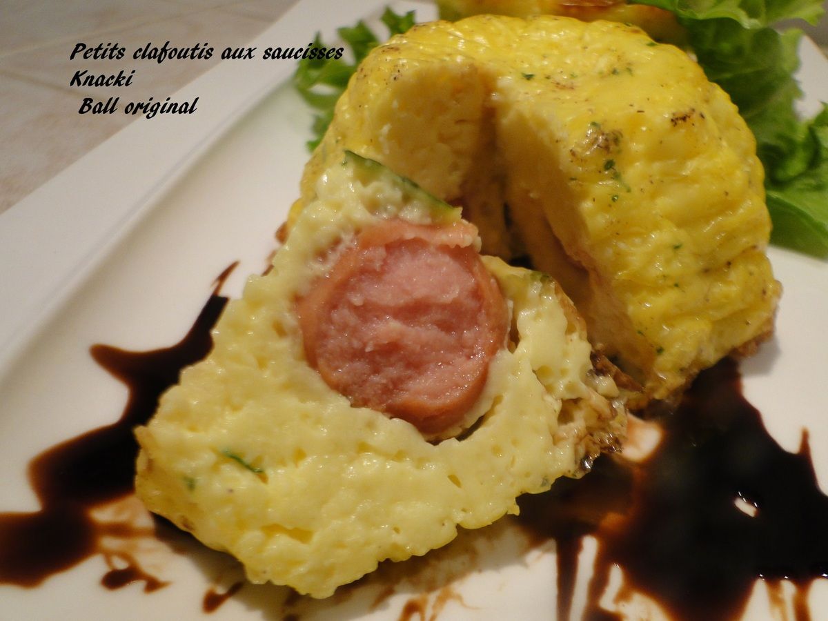 Petits clafoutis aux saucisses Knacki Ball Original – gartenleidenschaft
