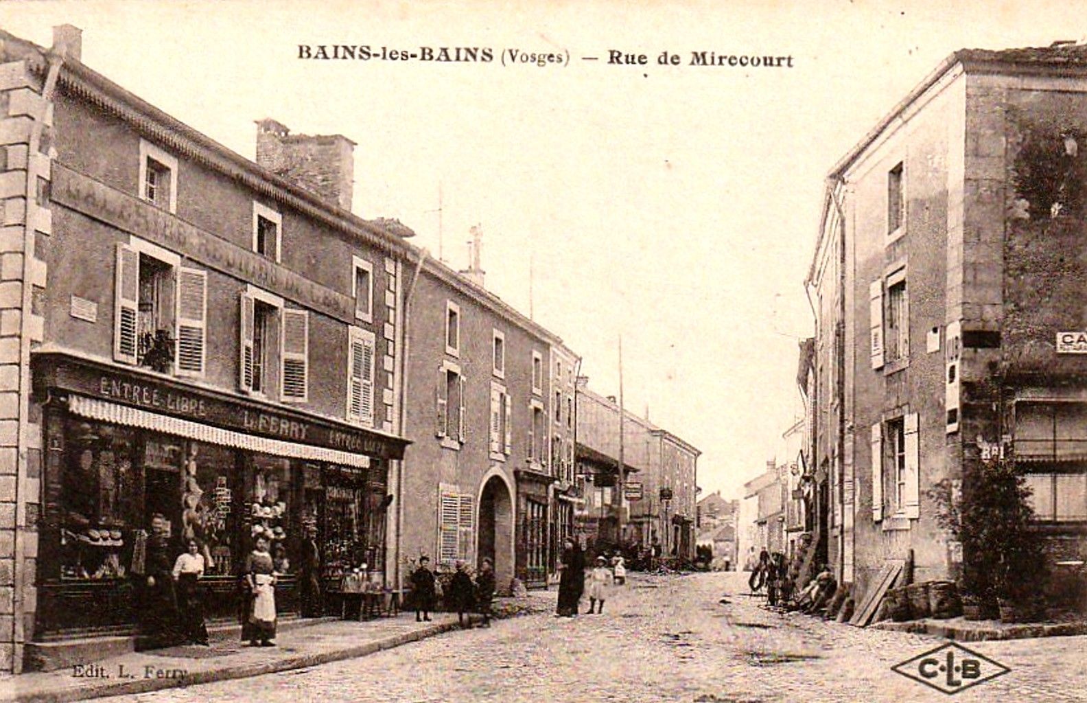 Bains les Bains autrefois - LES VOIVRES 88240