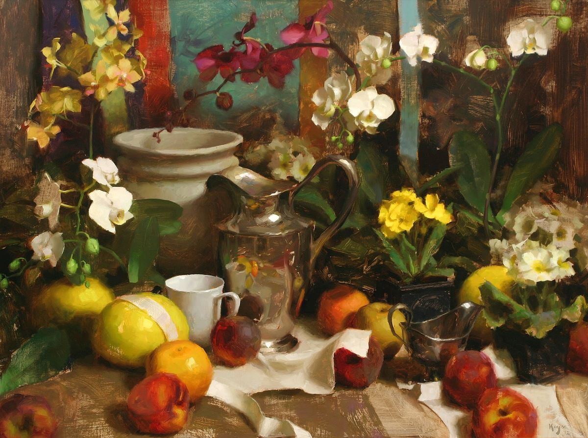 Daniel J. Keys demo and Oil Painters of America National show 2014 ...