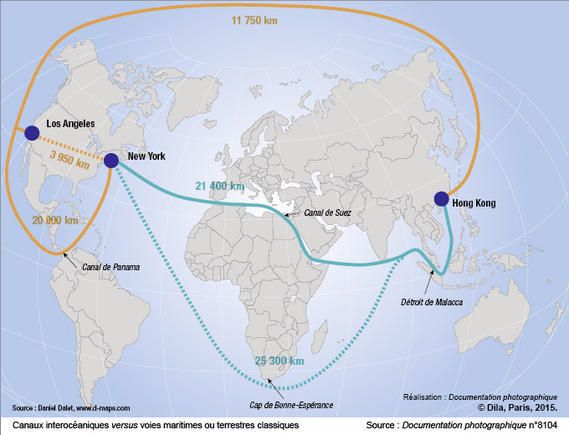 CROQUIS 3 - LES ESPACES MARITIMES : APPROCHE GEOSTRATEGIQUE - Histoire ...