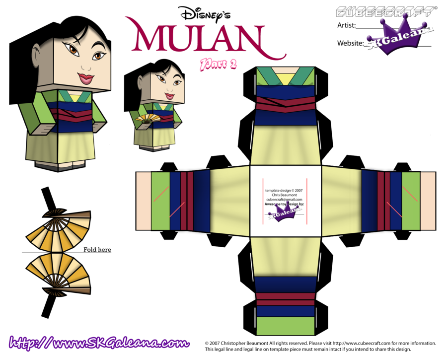 PaperCraft Princesse Disney - Lola Créa