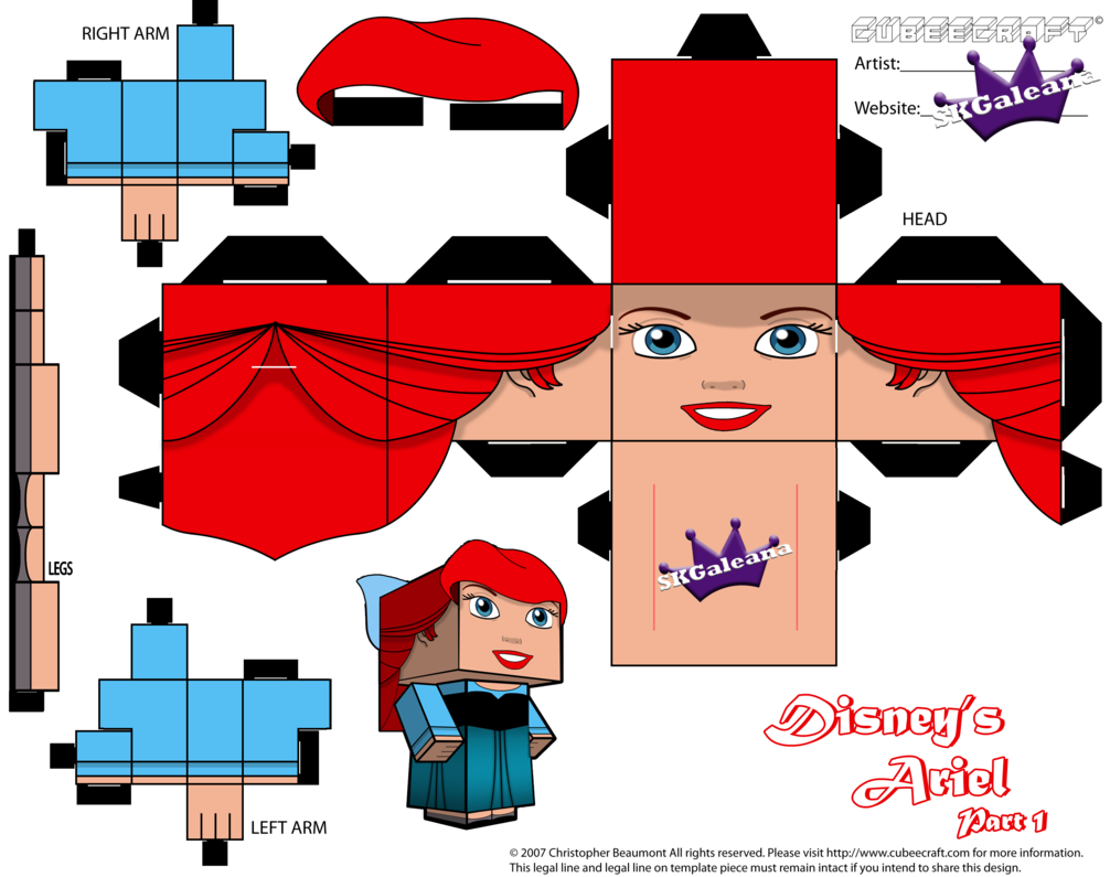 PaperCraft Princesse Disney - Lola Créa