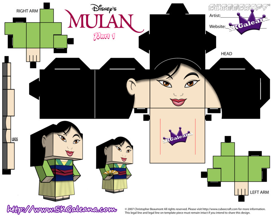 PaperCraft Princesse Disney - Lola Créa