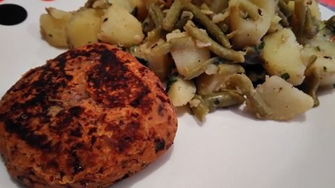 Galettes aux haricots rouges - Greedy-and-light