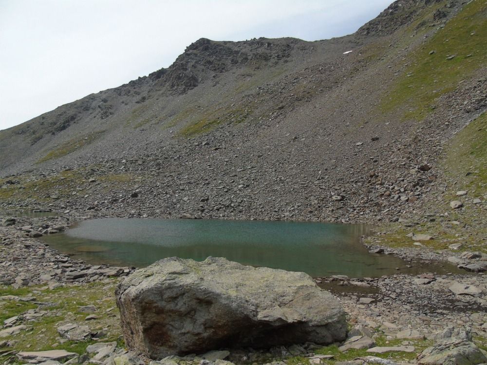 Col des Sarrasins ( 2844m) - Point haut (2938) - Lacs de la Cula (2590m ...