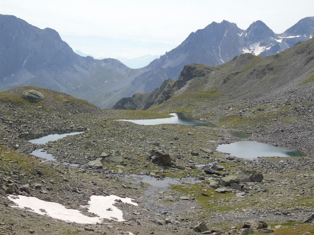Col des Sarrasins ( 2844m) - Point haut (2938) - Lacs de la Cula (2590m ...