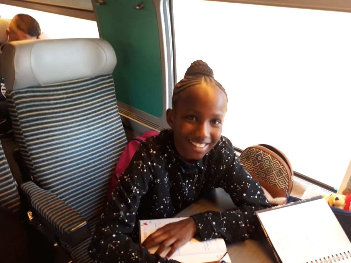 Cm2c dans le train - Blog de l'école élémentaire Joliot Curie - Bagnolet