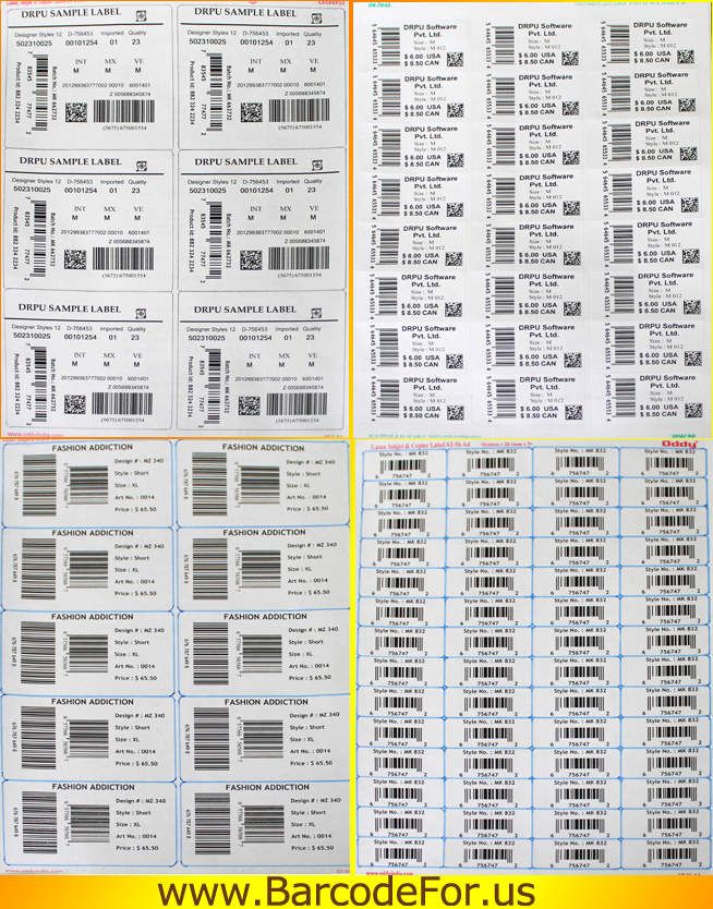 How to set Barcode Label Print Setting according to Sheet? - Barcode ...