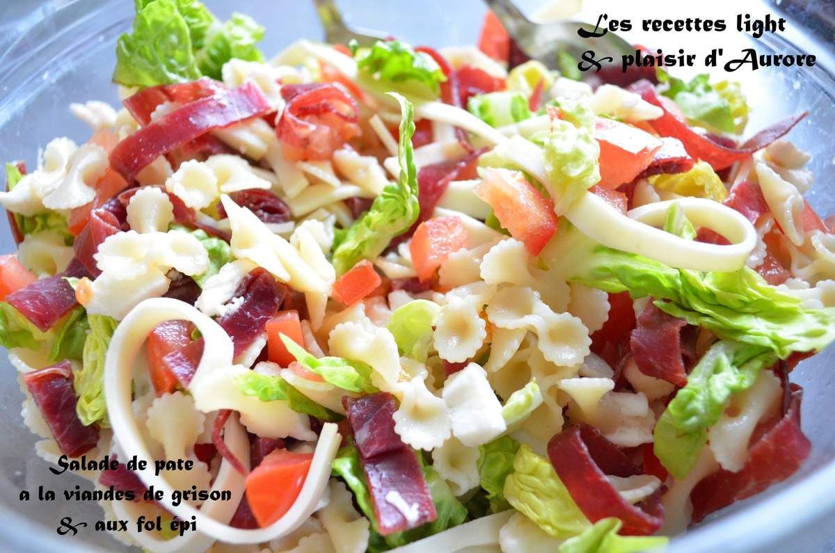 Salade de pate a la viandes de grison et aux fol épi - Les Recettes By ...