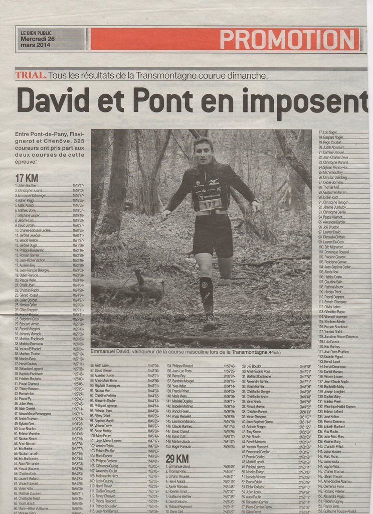 PRESSE - Manu DAVID