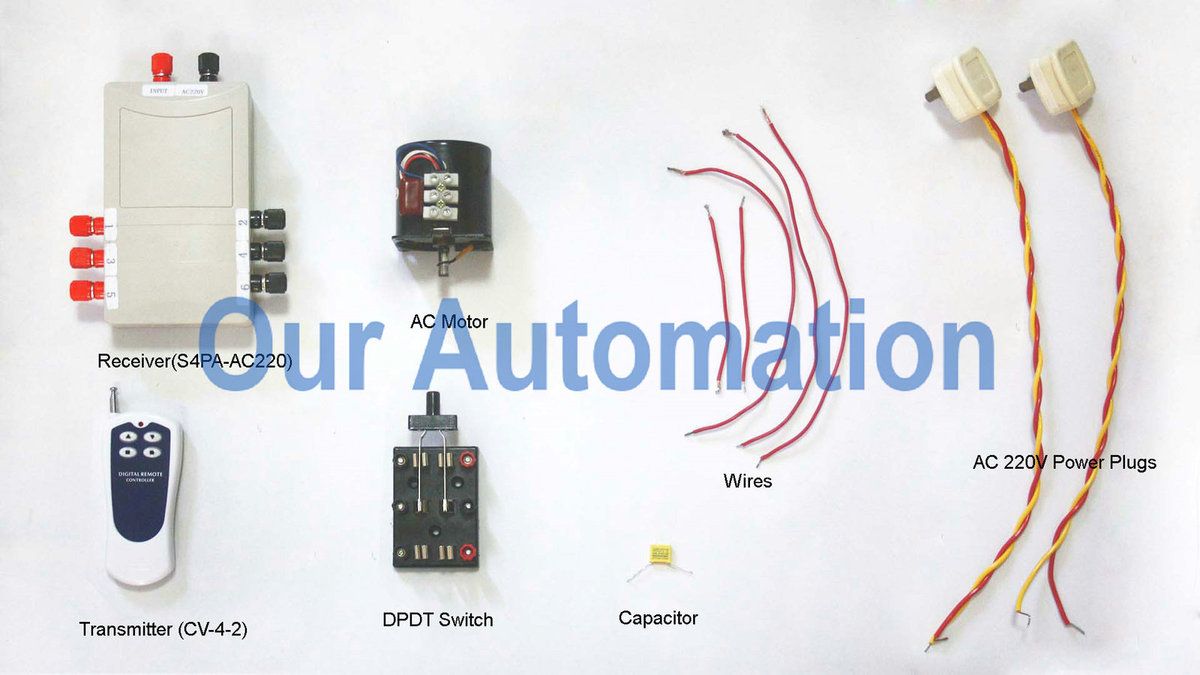 How to Control AC Motor by DPDT Switch and Remote Controller - Our ...