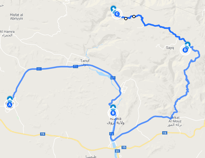 Etape 5, Oman: Jebel Akhdar (lost villages hike) - Une maison en montagne