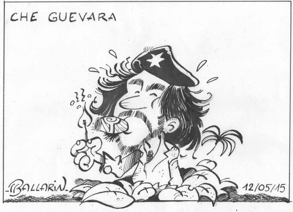 Cuba, caricature de CHE GUEVARA - LE BLOG OFFICIEL DE CHRISTOPHE BALLARIN