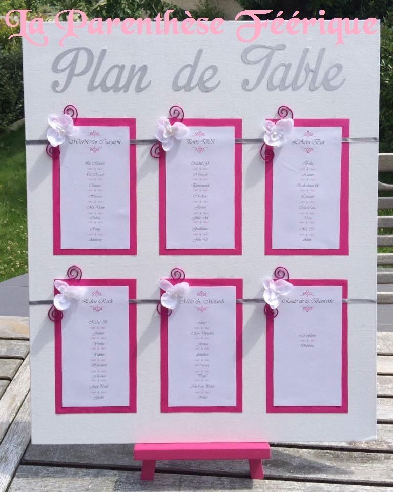 Plan-de-Tables - La Parenthèse féérique