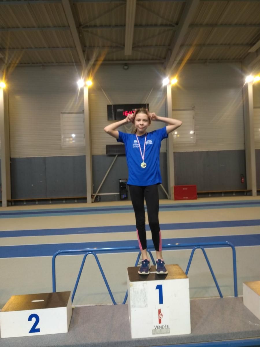 Alyssa BRIZARD : championne de Vendée poussine - St Jean de Monts ...