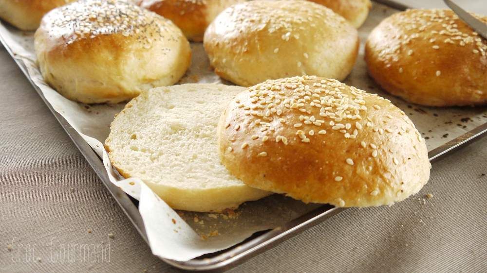 Pain à hamburger (buns) - Croc Gourmand