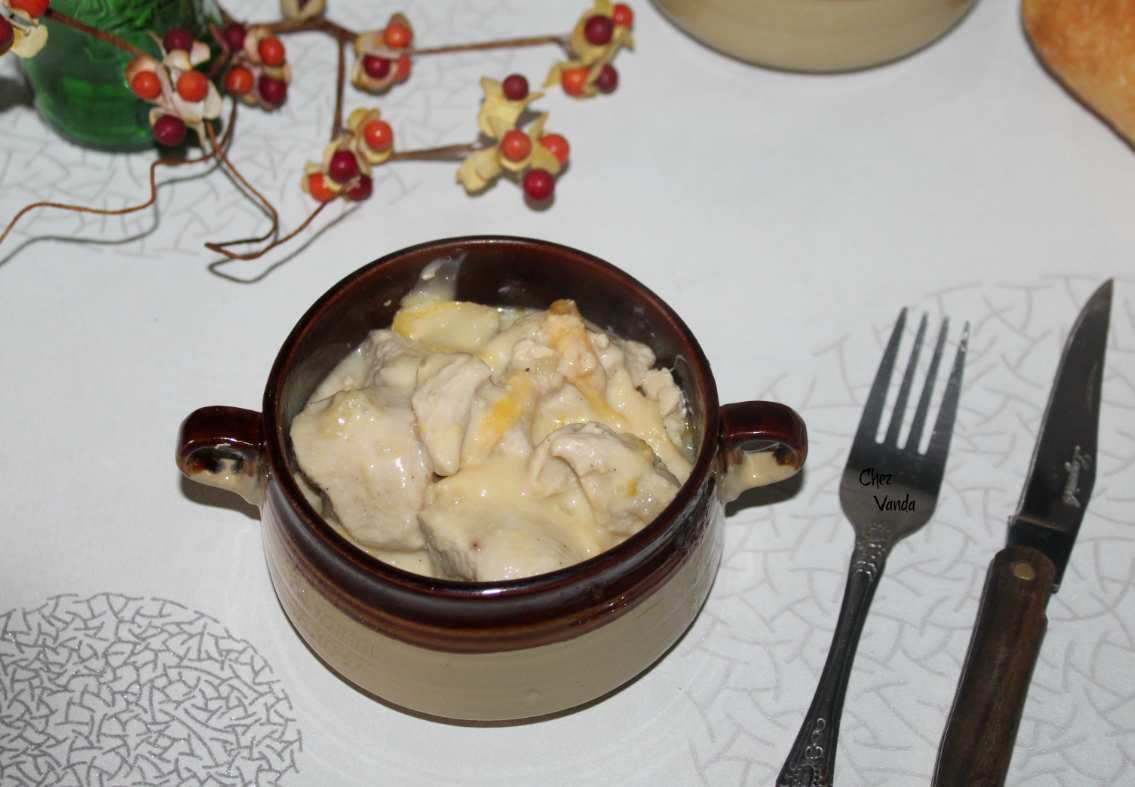 Cocottes de Poulet à la Bière et au Maroilles - Chez Vanda