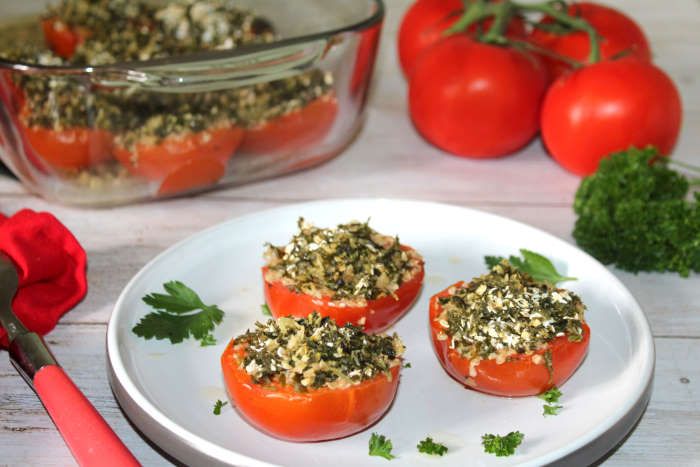 Tomates à la Provençale (et sa chapelure d'avoine) - Chez Vanda