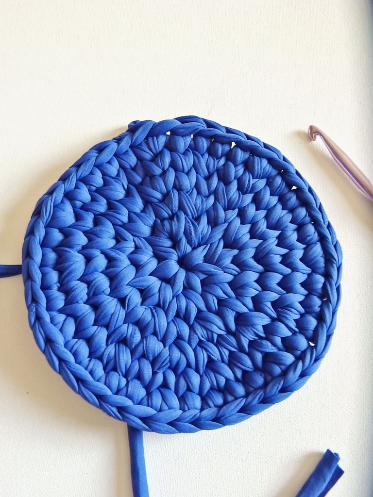 Rond parfait crocheté au point de jersey - Tutoriel - faitenchiffon