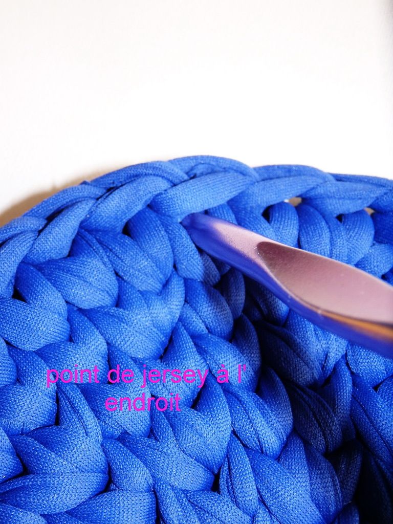 Rond parfait crocheté au point de jersey - Tutoriel - faitenchiffon