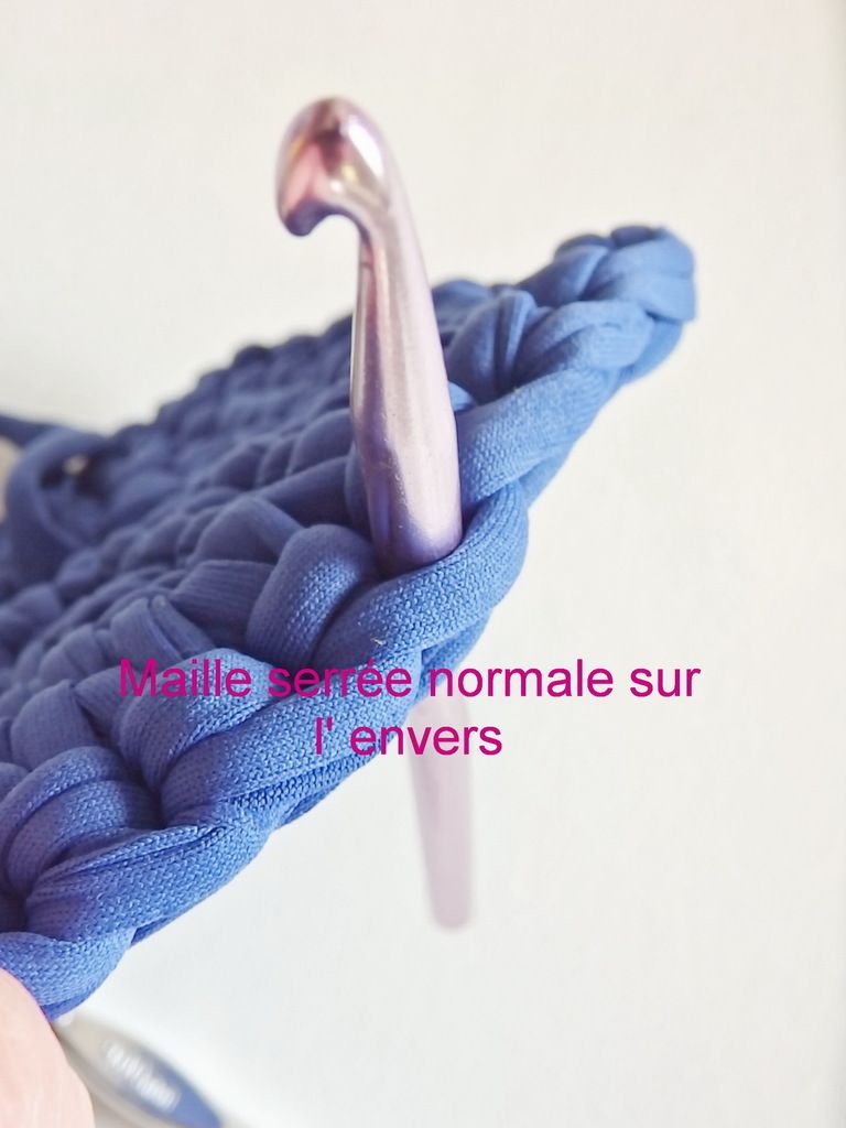 Rond parfait crocheté au point de jersey - Tutoriel - faitenchiffon