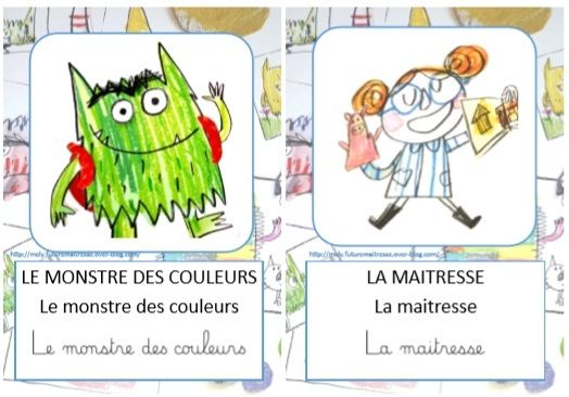 Le monstre des couleurs va à l'école - Mes tresses D Zécolles